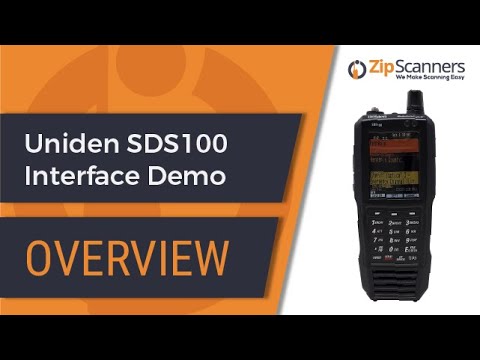 Uniden SDS100 Police Scanner Interface Demonstration - YouTube
