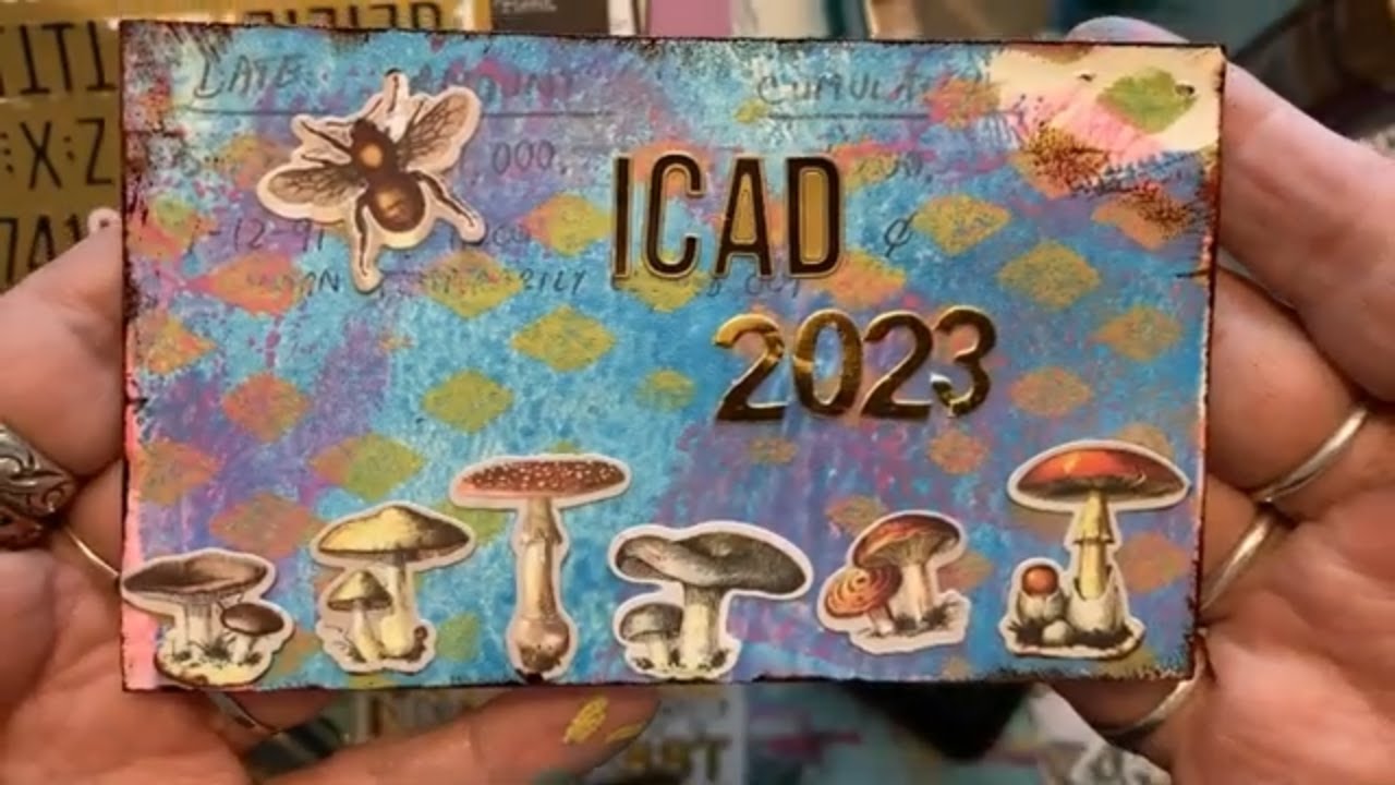 ICAD 2023 Box, Start Card, Gelli Prints and more ~ DancesWithPitBulls ...