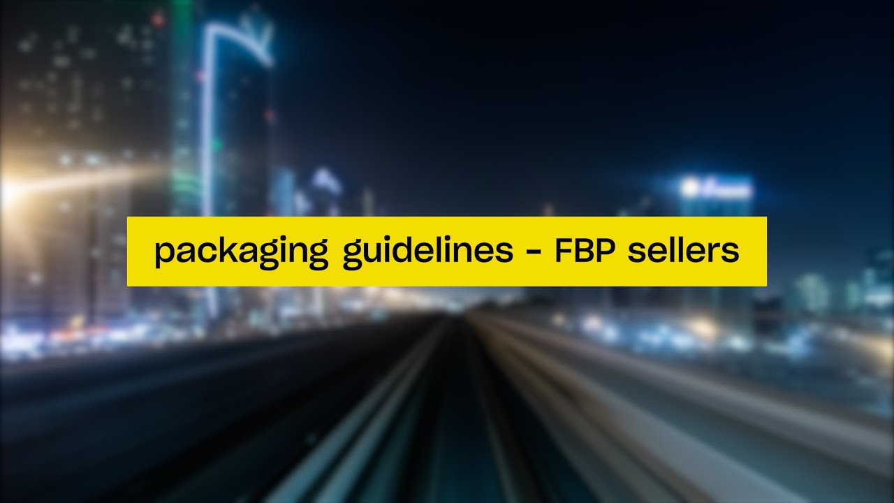 FBP packing guidelines - YouTube