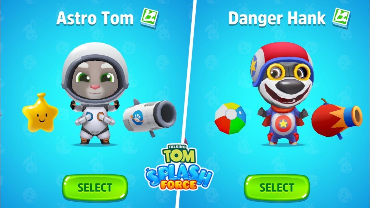 Talking Tom Splash Force Astro Tom Vs Danger Hank New Fun Game Android ...