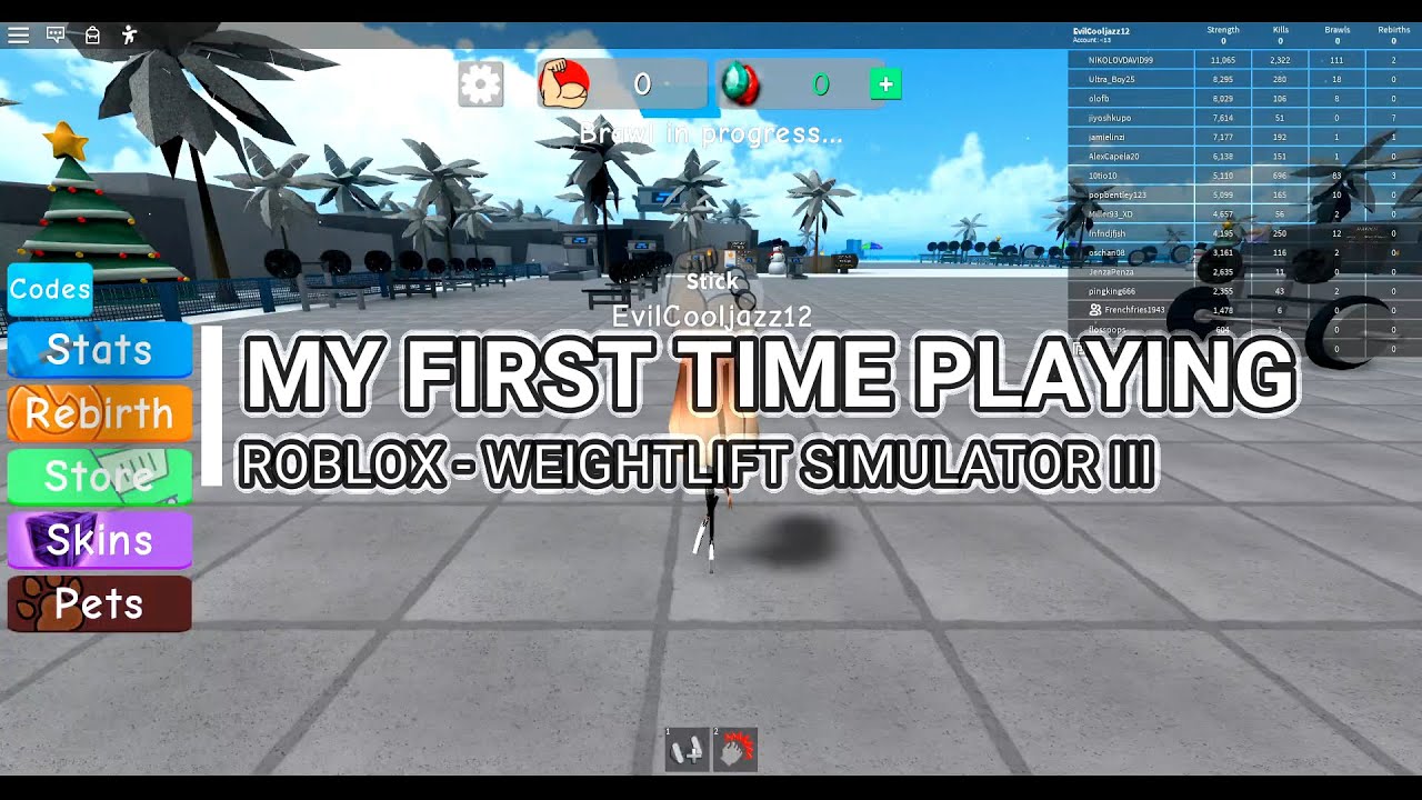 FIRST TIME PLAYING WEIGHTLIFTING SIMULATOR III ON ROBLOX - YouTube