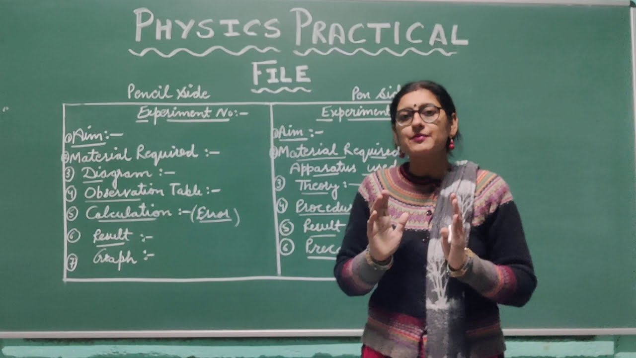 How to write Physics PRACTICAL FILE📖 2021 | Class-9 to 12🥇 - YouTube