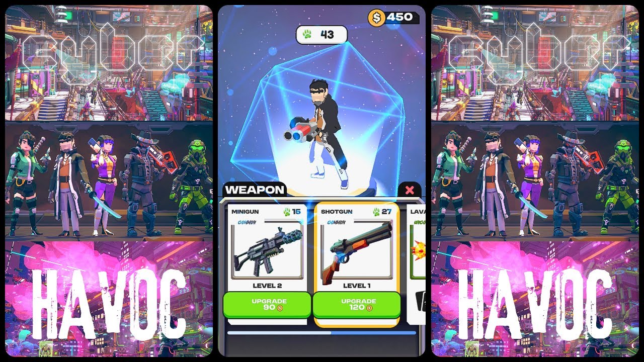 Cyber Havoc Shooting Game Gameplay Video for Android Mobile - YouTube