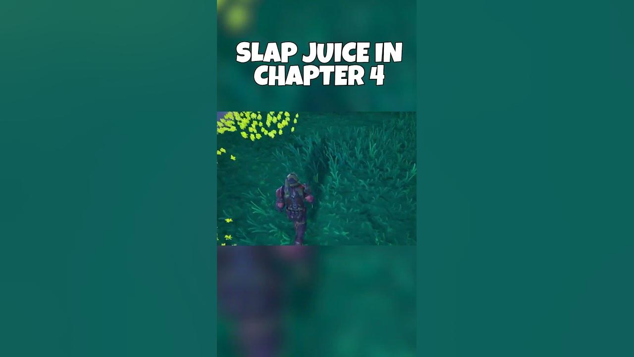 Slap Juice In Fortnite Chapter 4 Youtube