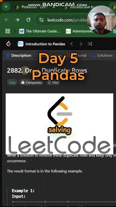 Pandas Leetcode Day 5 How To Drop Duplicate Rows In Dataframe