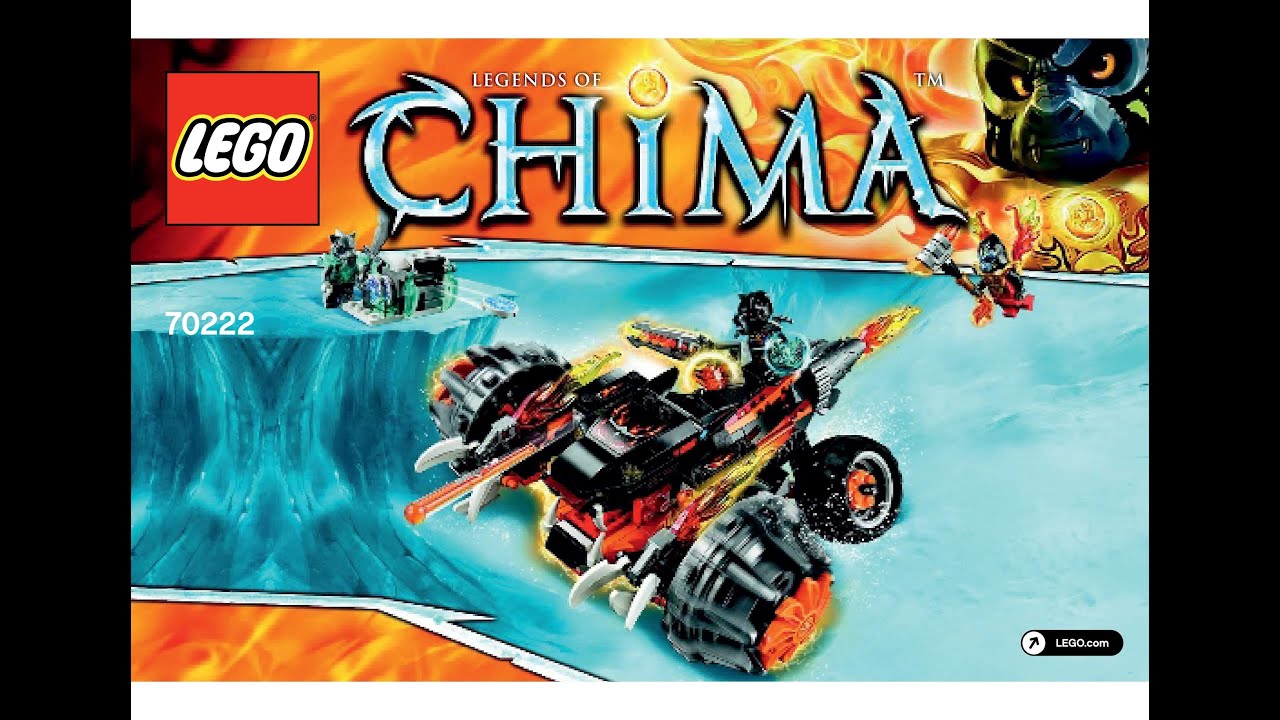 LEGO 70222 Tormak's Shadow Blazer Instructions LEGO LEGENDS OF CHIMA ...