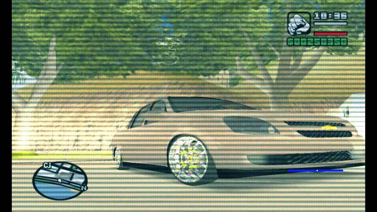 Gta SA- Mod Crazy Car Colors - YouTube