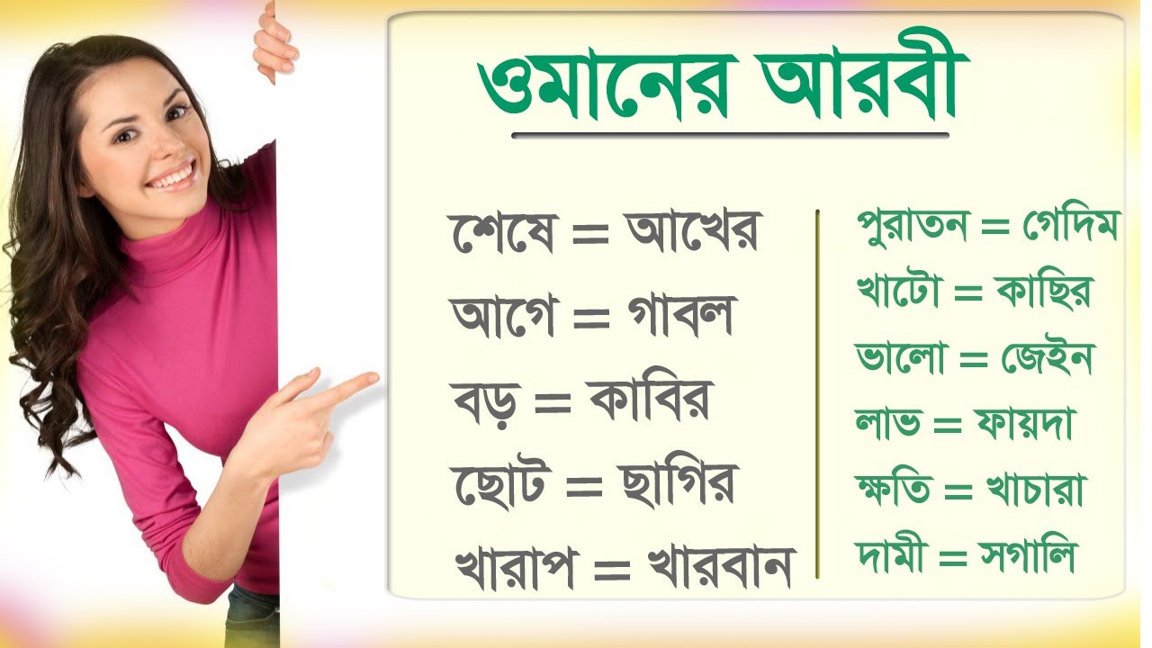 Part-1 ওমানের আরবী শিখুন - ওমান ভাষা শিক্ষা, Learn Omani Language ...