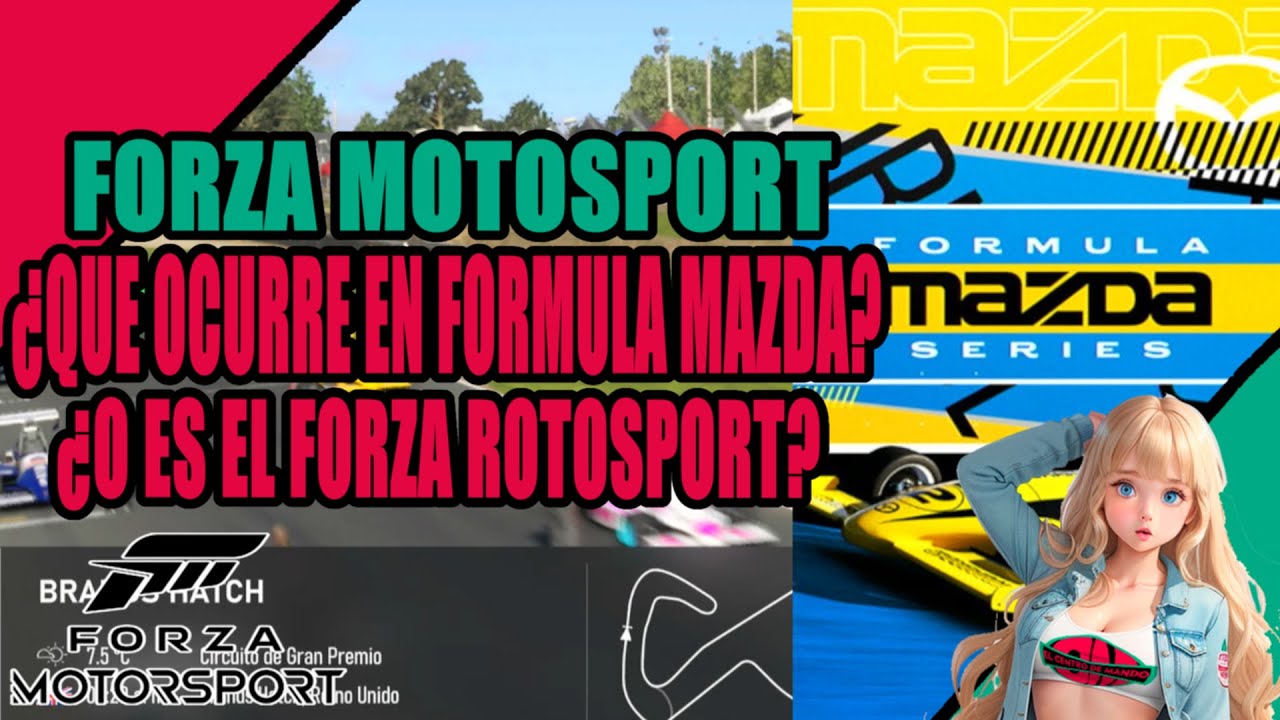 ¿Que pasa en la formula mazda? Forza Motorsport - YouTube