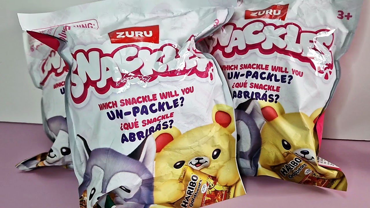 ZURU Snackles Mystery Foil Blind Bag SURPRISE Oddly Satisfying UNBOXING ...