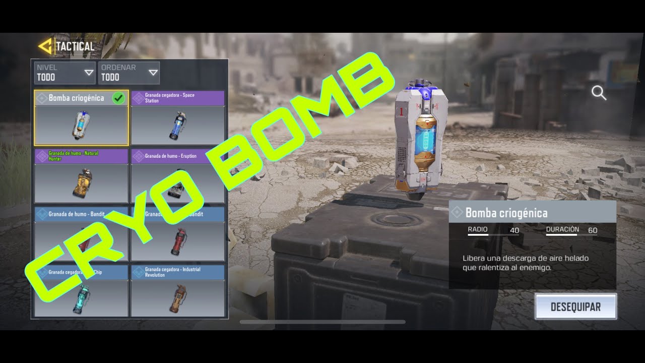 CÓMO CONSEGUIR CRYO BOMB? | QUÉ QUIERE DECIR SANGRE FRÍA | CALL OF DUTY ...