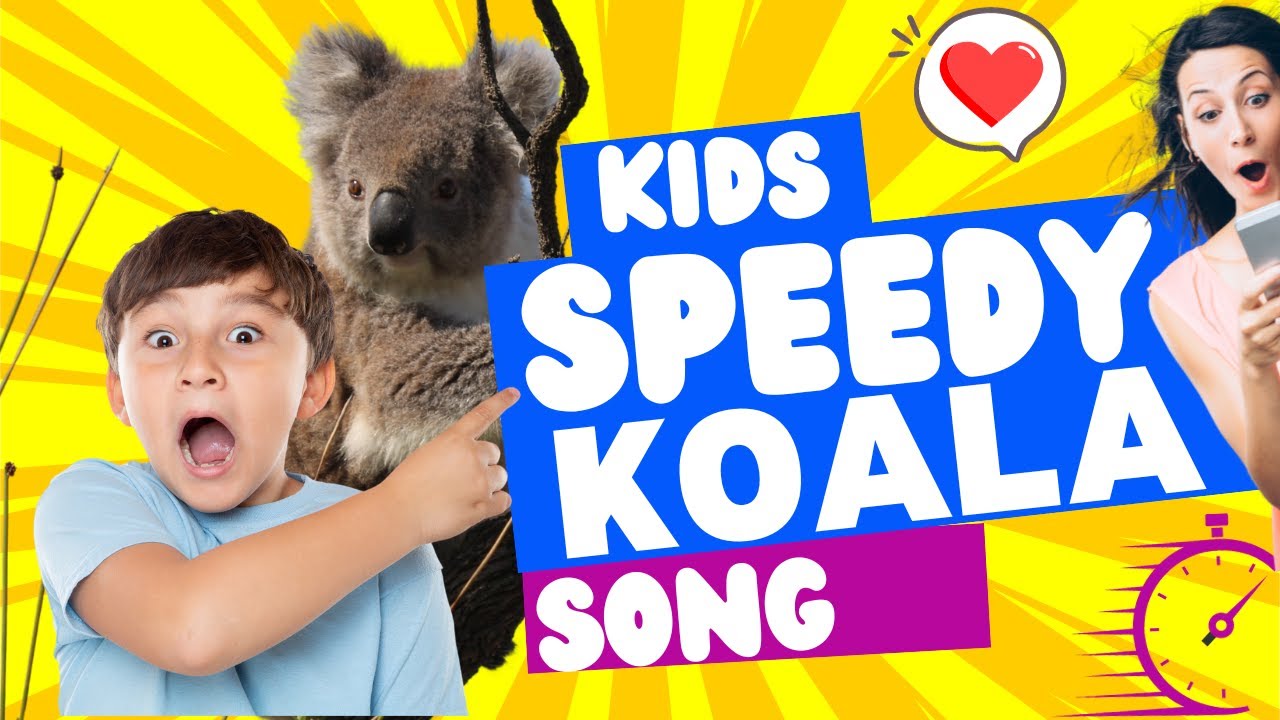 Beware! You won't keep up with the SPEED of this koala song! Or will ...