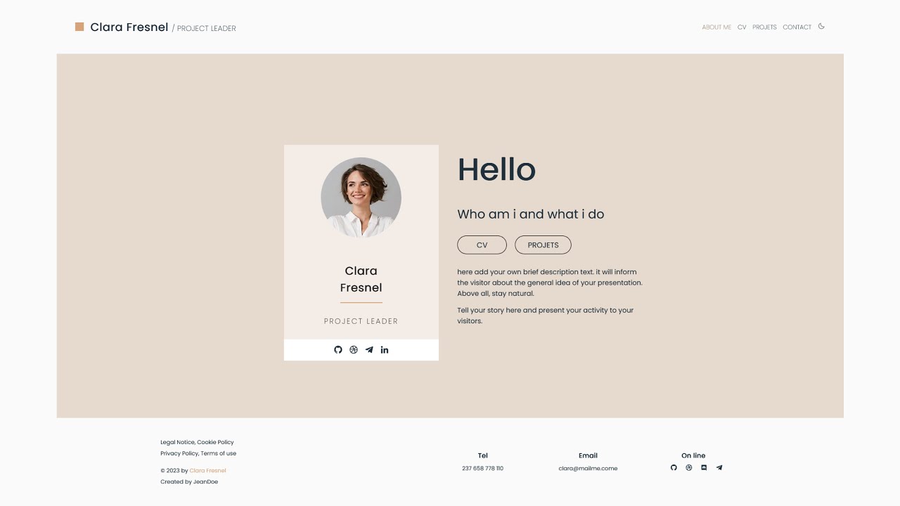 Make A Portfolio Website Using HTML CSS JS And Complete Responsive ...