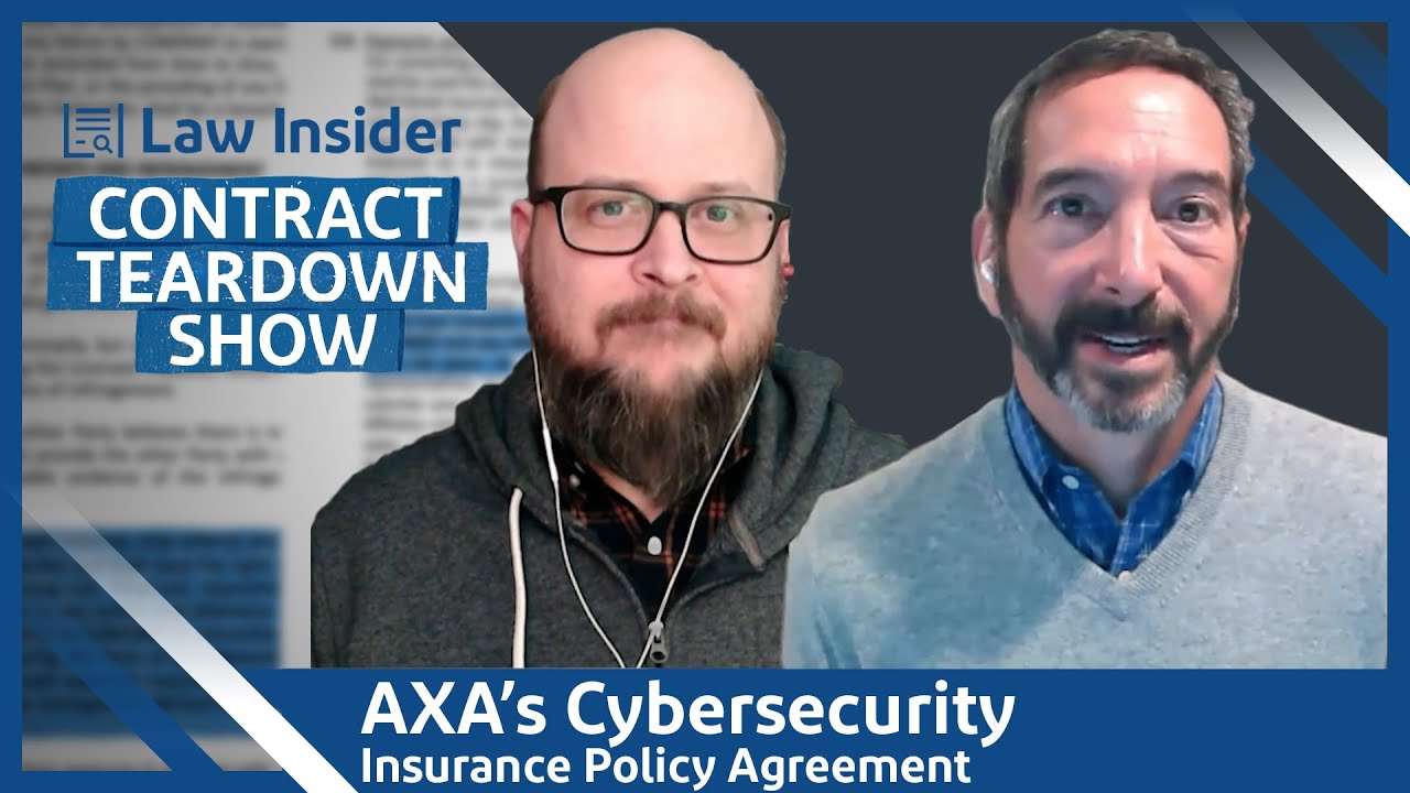 Cybersecurity Insurance Policy Agreement from AXA - YouTube