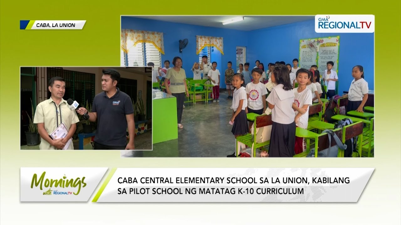 Mornings with GMA Regional TV: Matatag Curriculum Pilot Area - YouTube
