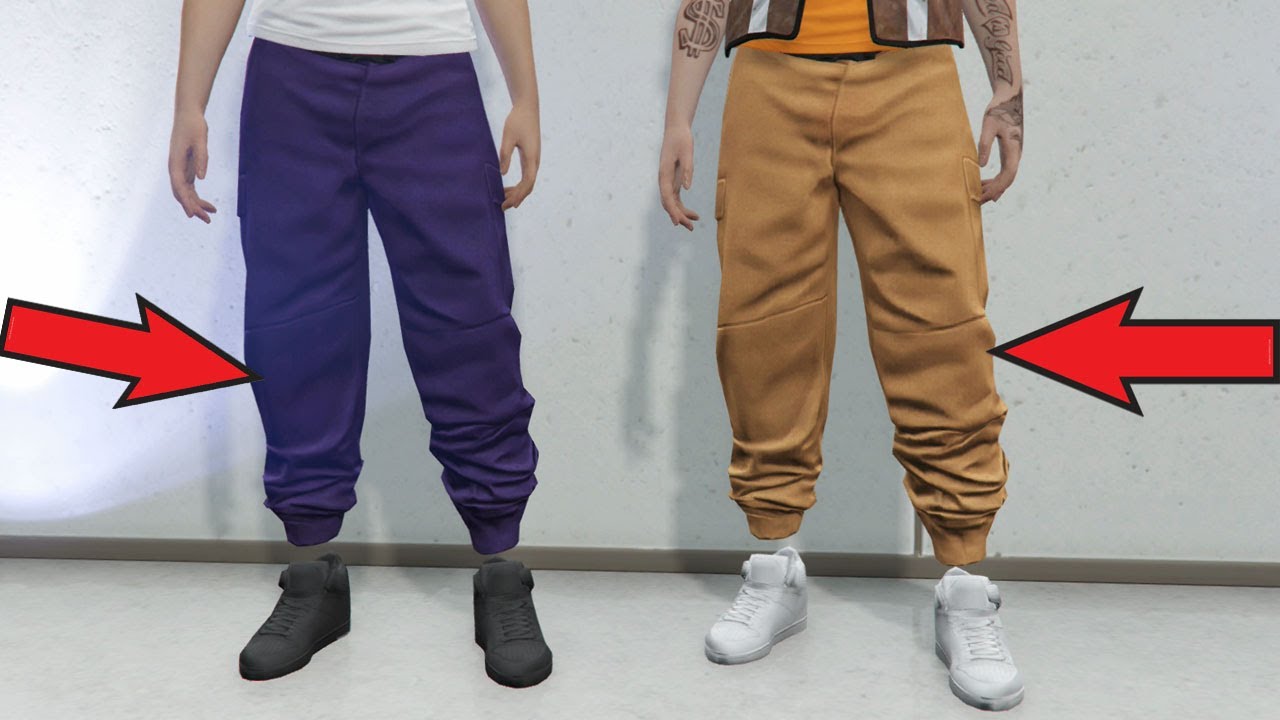 How To Get Purple Orange Joggers In Gta 5 Online Youtube