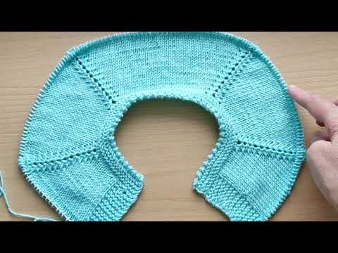 Yakadan başlamalı bebek yeleği 💞 Bebek yelek modelleri