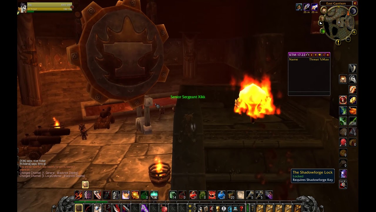 Blackrock Depths | Opening The Shadowforge Lock as a Rogue - YouTube