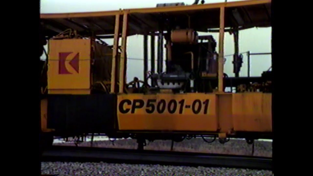 Rail Change Out Machine (*RCO) Carstairs AB - YouTube