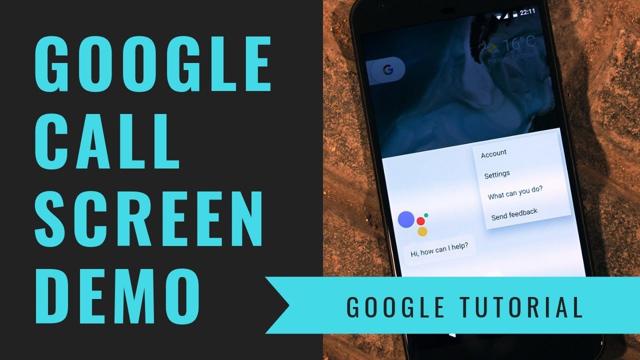 Google Call Screen Demo - Transcript Example - Change Voice - YouTube