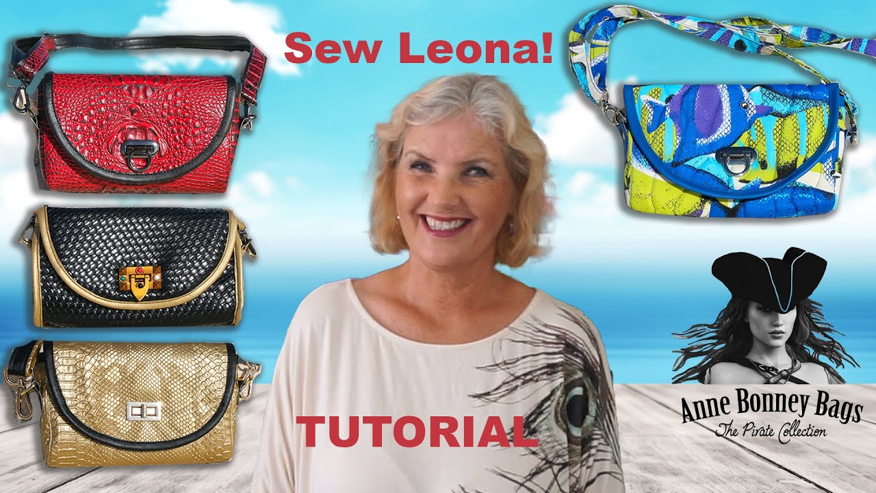 Bag Making Tutorial - Leona Crossbody Bag - DIY Bag With PDF Pattern ...
