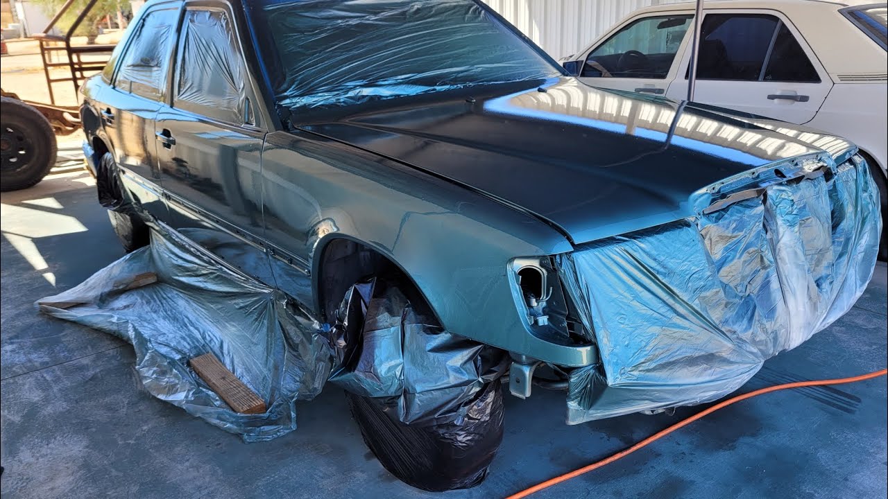 Painting A W124 300D - YouTube