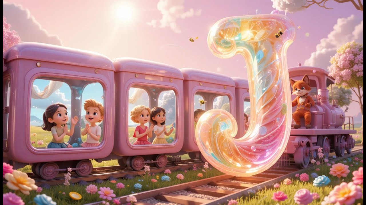 Magical Train Journey Through Alphabet Land Fun ABC Song for Kids ...