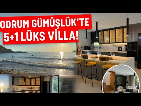 Yalıkavak 15 dk Bodrum Gümüşlük’te 5+1 Lüks Villa! Çukurbük’te Denize Yürüme Mesafesinde Yeni Proje