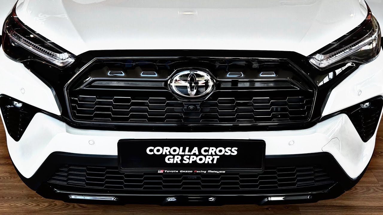 (2025) The All New Toyota Corolla Cross GR Sport White Color | exterior ...