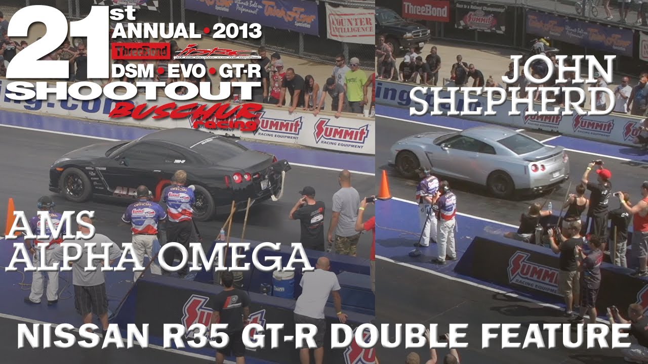 AMS Alpha Omega and John Shepherd Nissan R35 GT-R Double Feature ...
