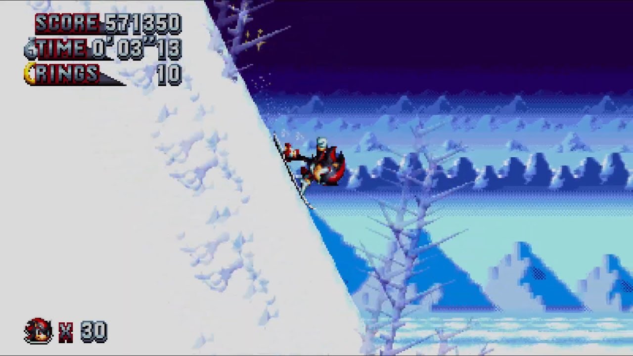 Sonic 3 A.I.R.: Ice Cap Zone Act 1 with Shadow & Rouge Mods ...