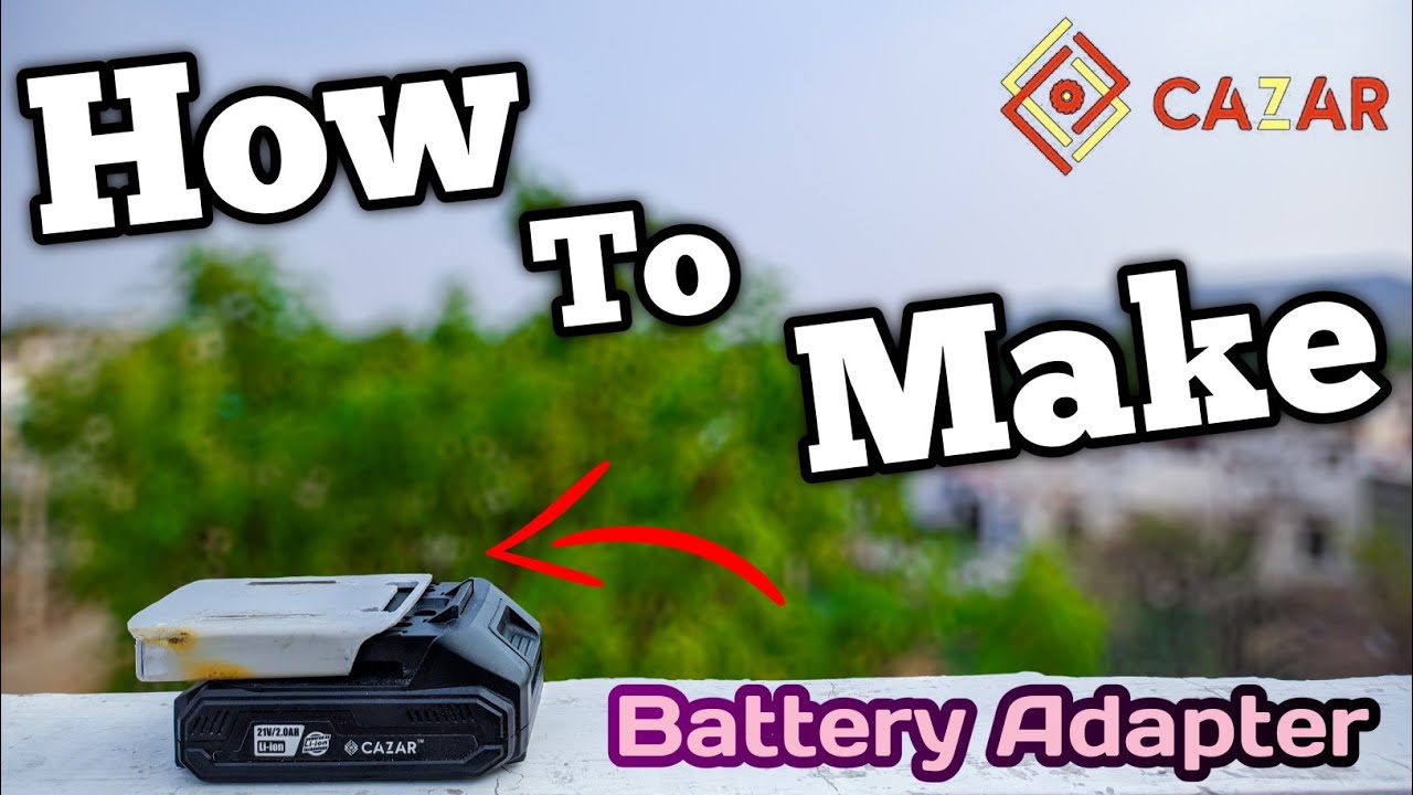 Diy : how to make battery adapter | homemade battery adapter #diy ...