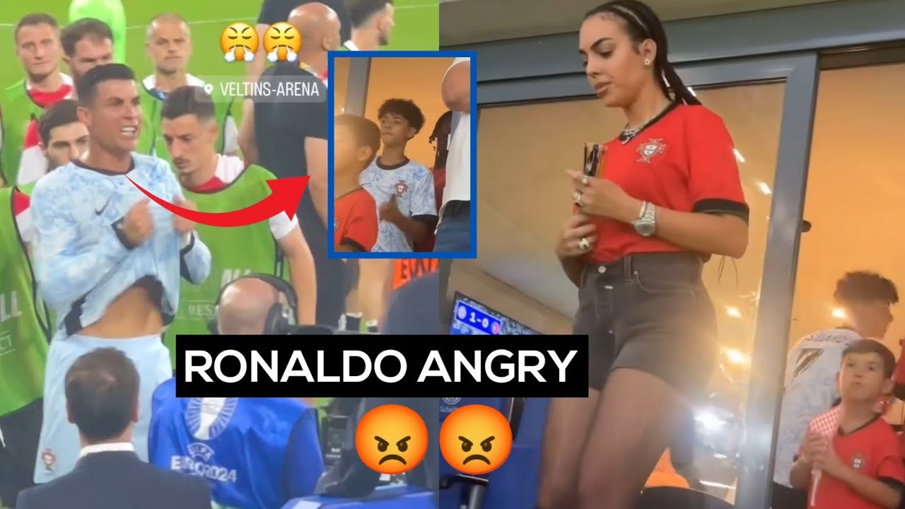 Ronaldo Got Angry - Portugal Vs Georgia | Ronaldo Angry Reaction UEFA ...
