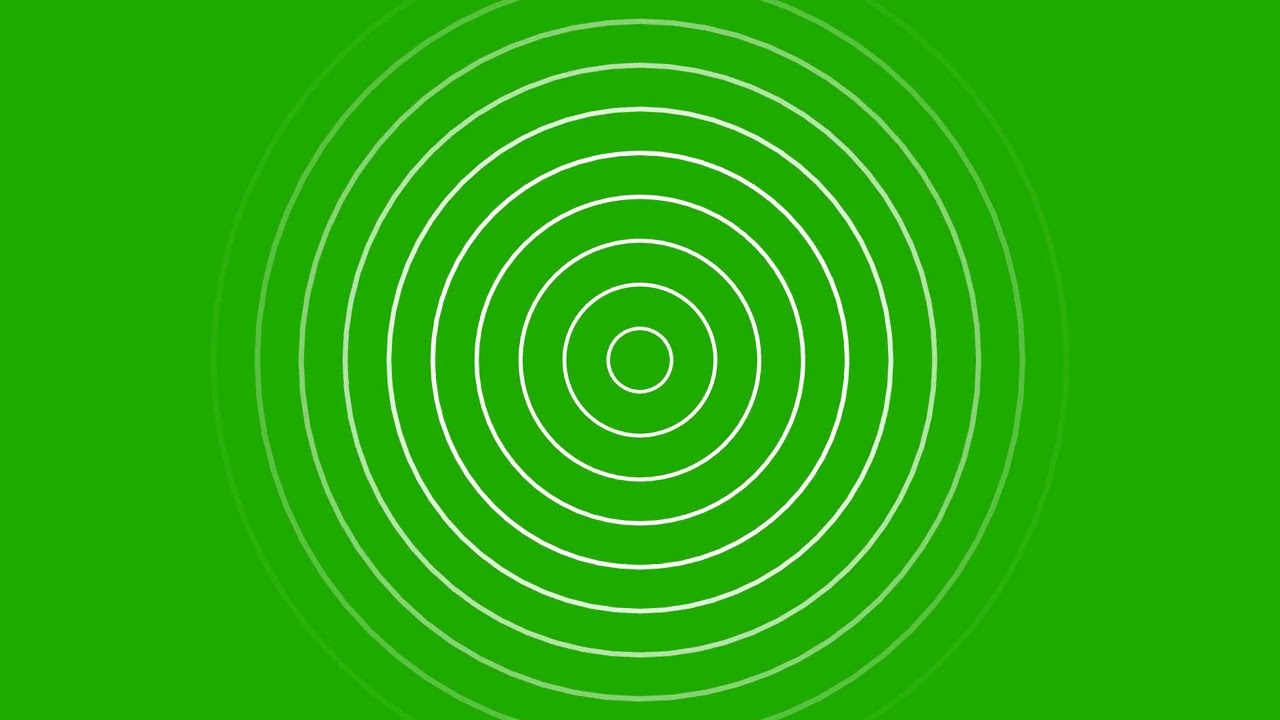 Radio waves circle Free Green Screen Video Full HD - YouTube