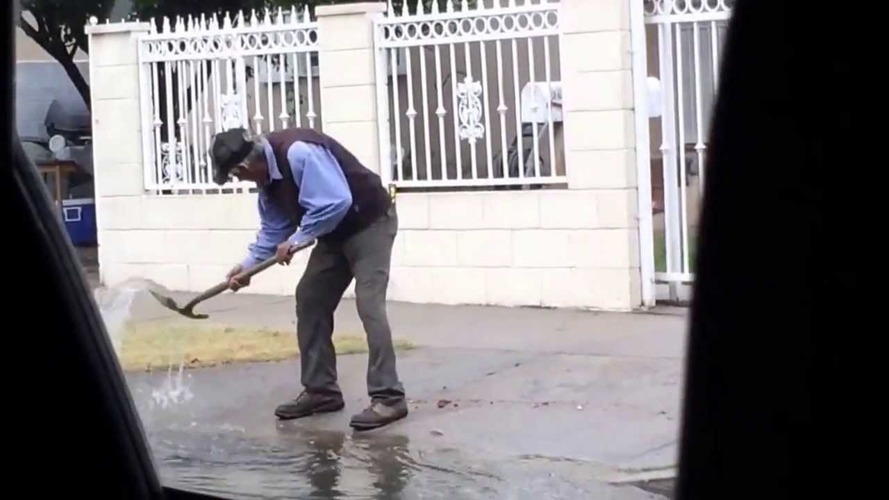Shoveling water - YouTube