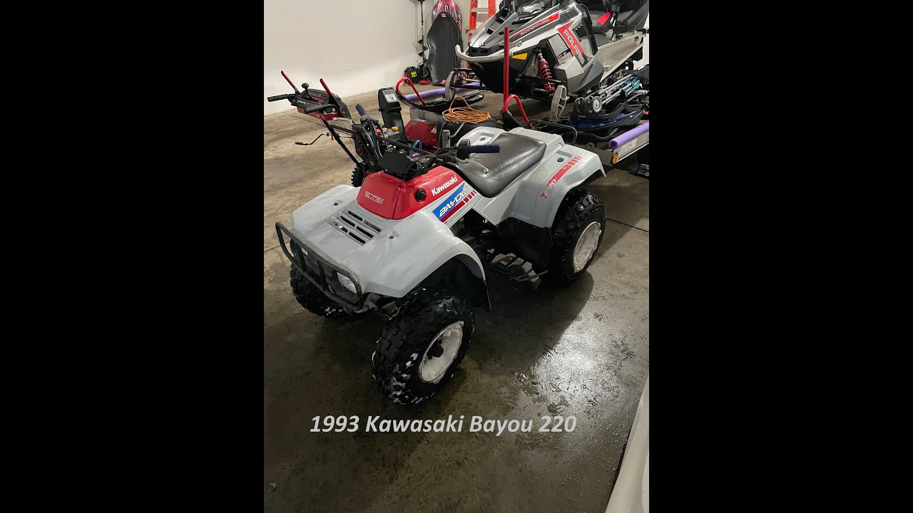 Review : 1993 Kawasaki Bayou 220 - YouTube