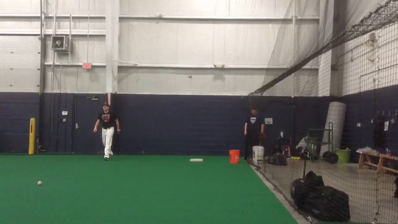 Ty Rhodes at 1st Base Feb 19 - YouTube