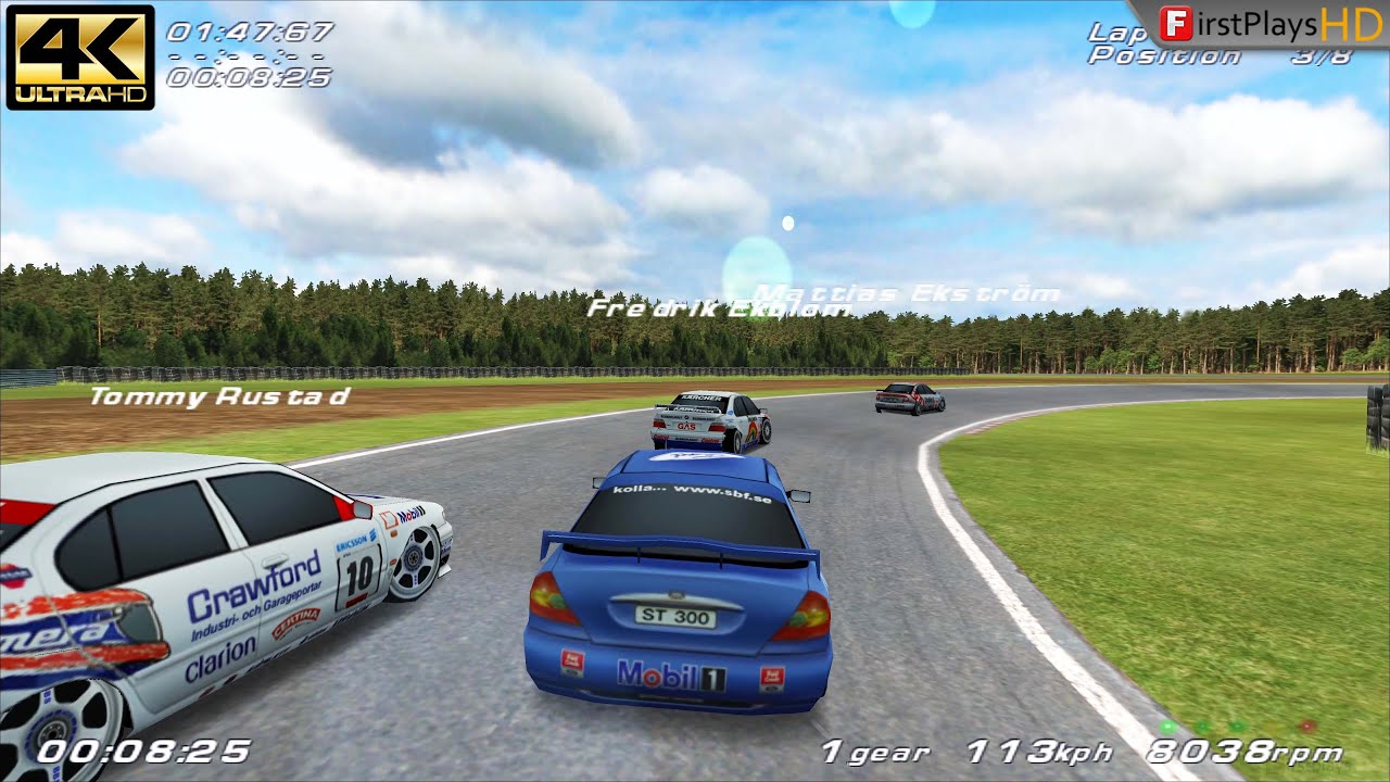 Swedish Touring Car Championship (1999) - PC Gameplay 4k 2160p / Win 10 ...