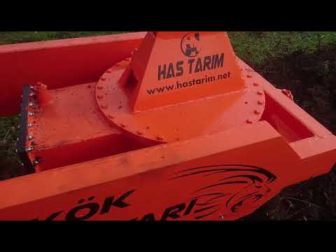 Kök Parçalama Makinası - Fındık Kökü Sökme Uygulaması