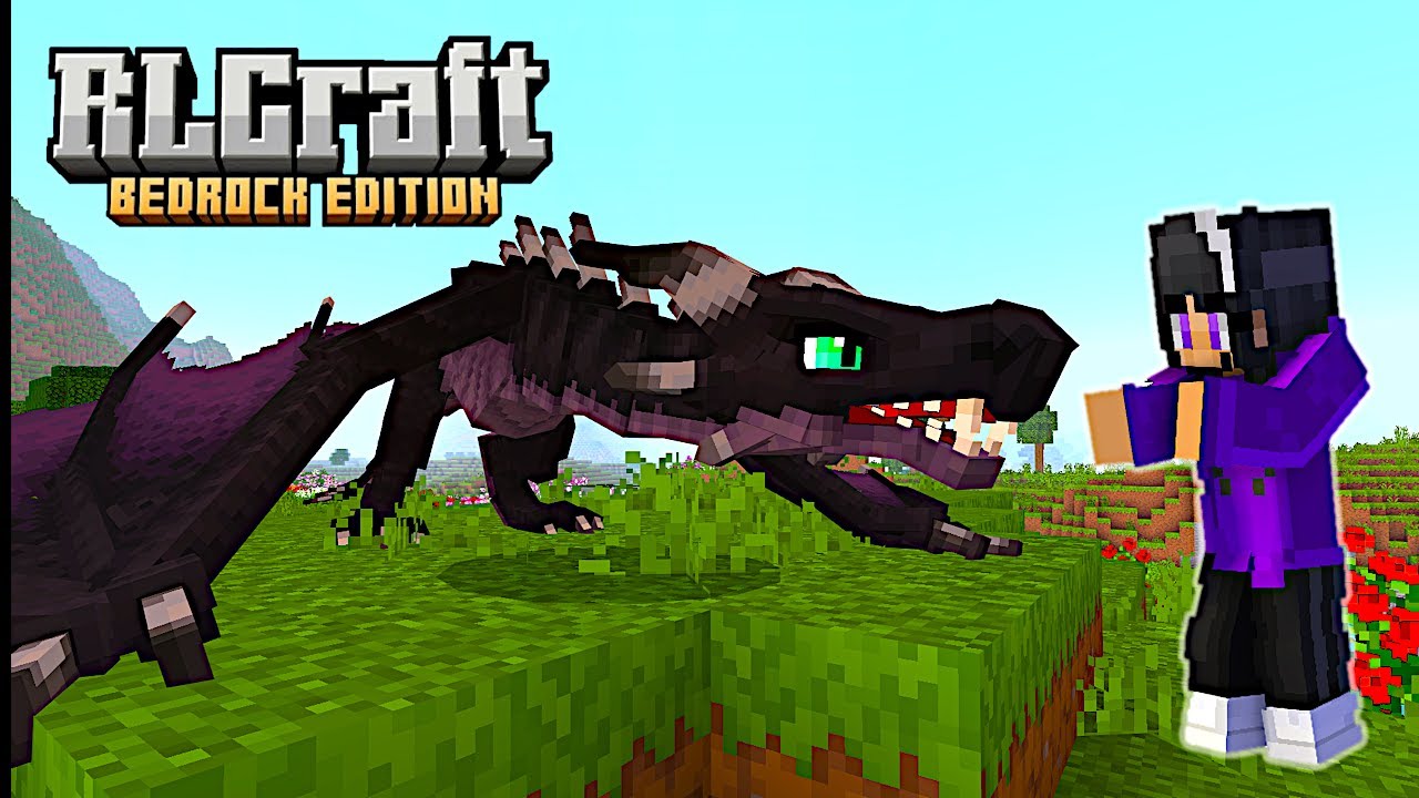 Finding a DARK DRAGON in RLCraft?! / Minecraft RLCraft Bedrock edition ...
