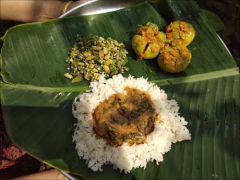 Tuesday lunch menu / pasalai keerai sambar / kozhi avarai mochakai ...