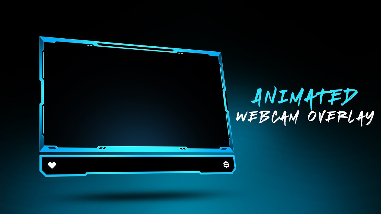 Minimal Webcam Overlay Template || Animated Overlay - YouTube