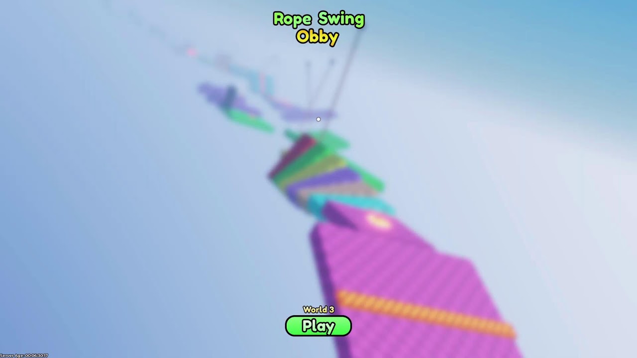 Roblox rope swing obby live stream world 2 - YouTube