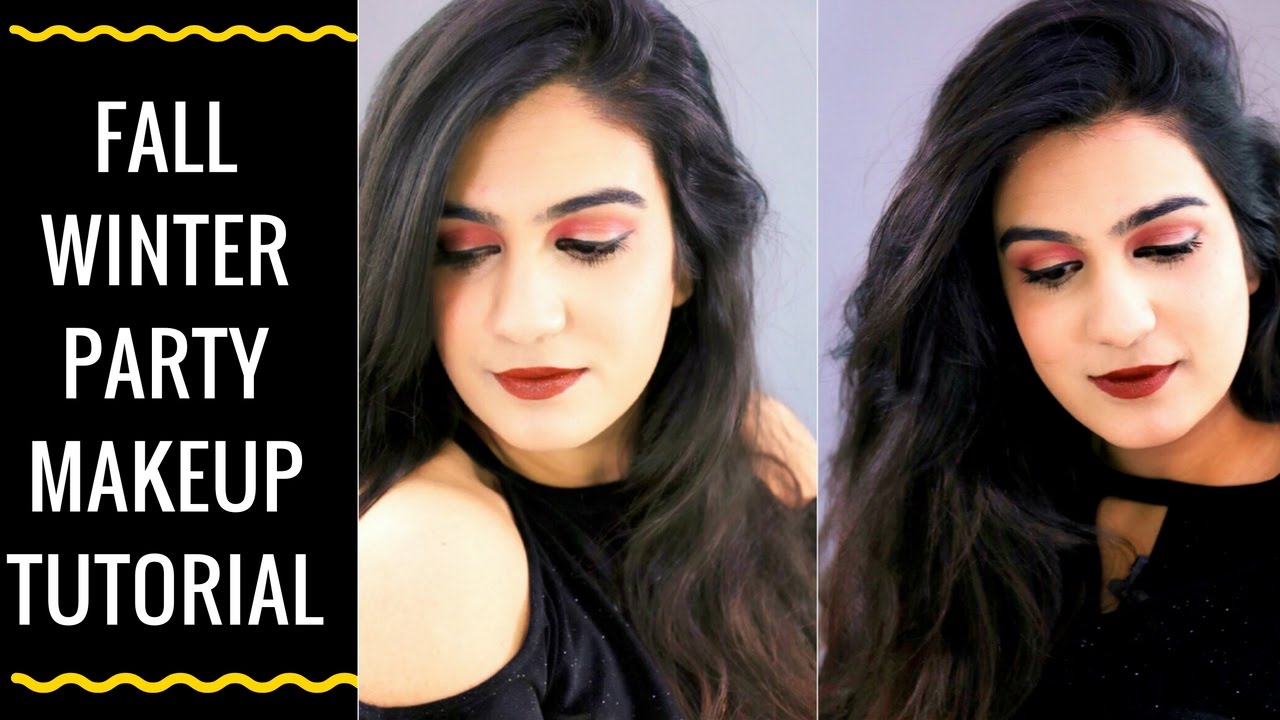 Fall-winter 2016 party makeup tutorial - YouTube