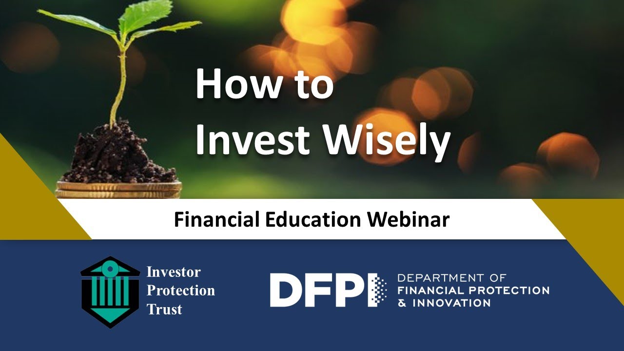 How to Invest Wisely - YouTube