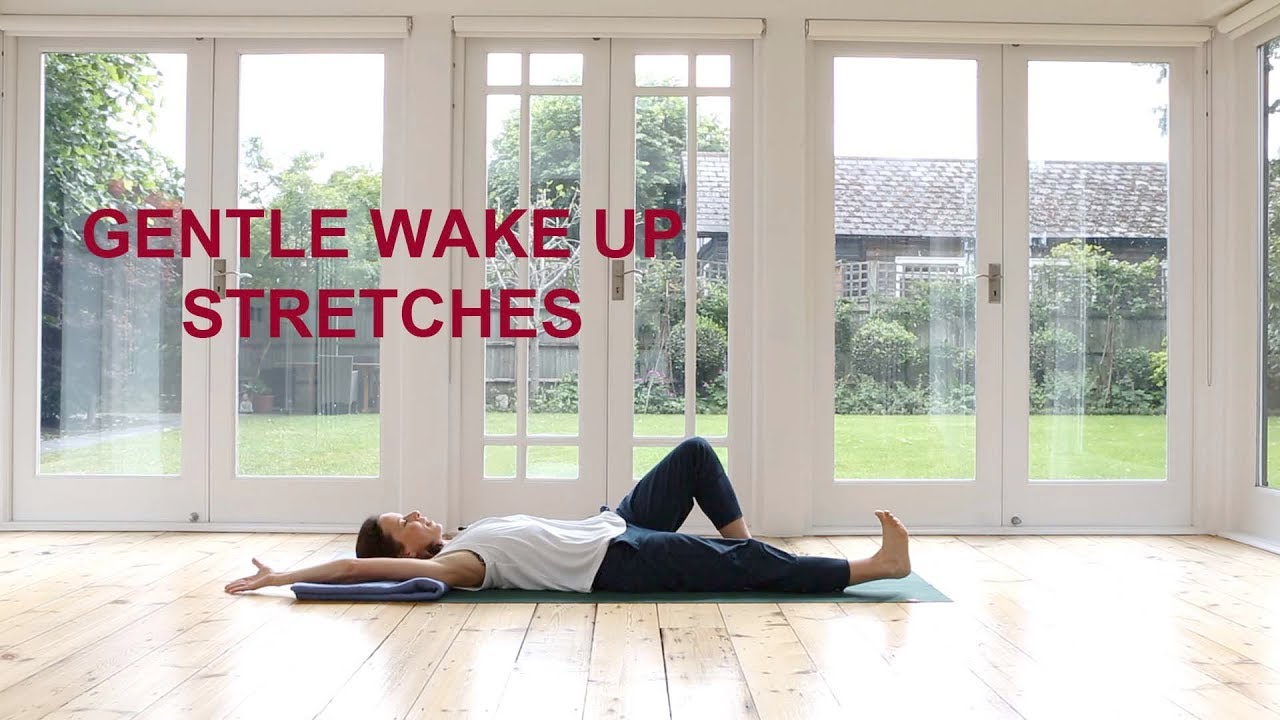 Pilates - Gentle Wake Up Stretches 15 mins - YouTube