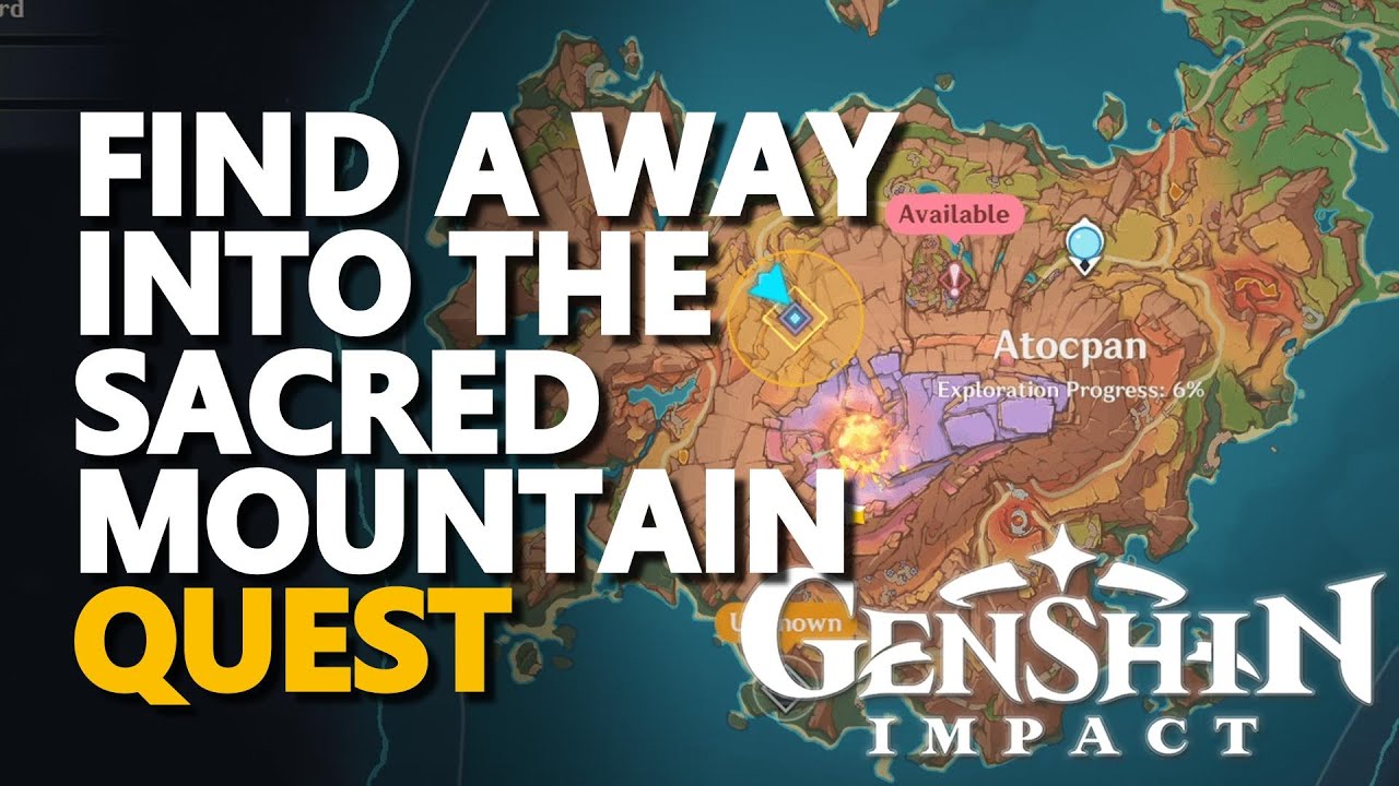 Find a way into the Sacred Mountain Genshin Impact - YouTube