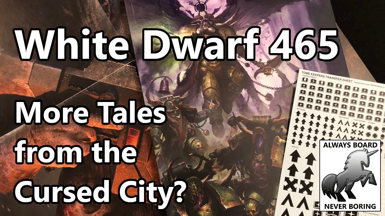 White Dwarf 465 Warhammer Quest Cursed City Content & Tome Keepers ...