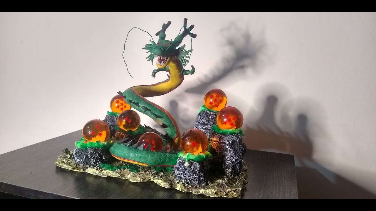COMO HACER A SHENLONG DIORAMA DE LAS ESFERAS DEL DRAGON - YouTube