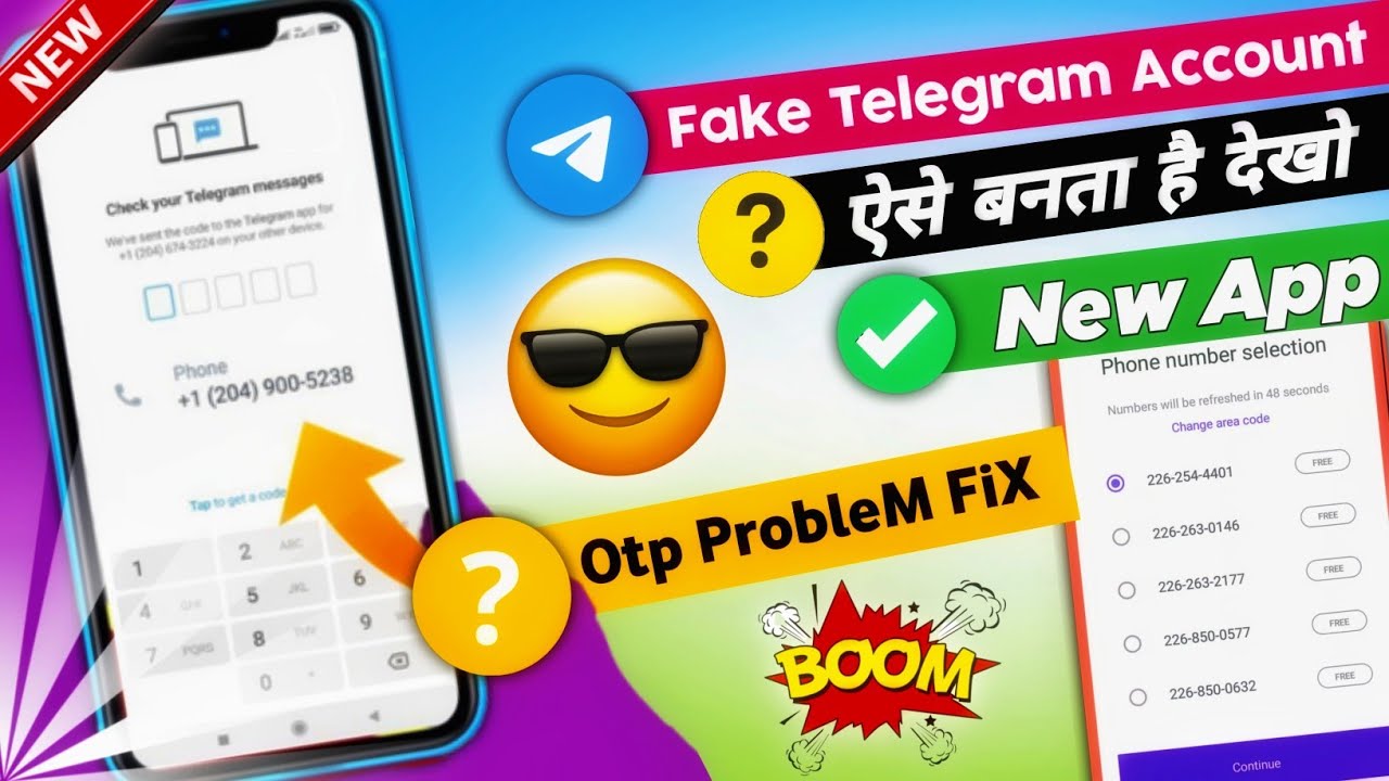 How to create fake telegram Account | Fake telegram Account kaise ...